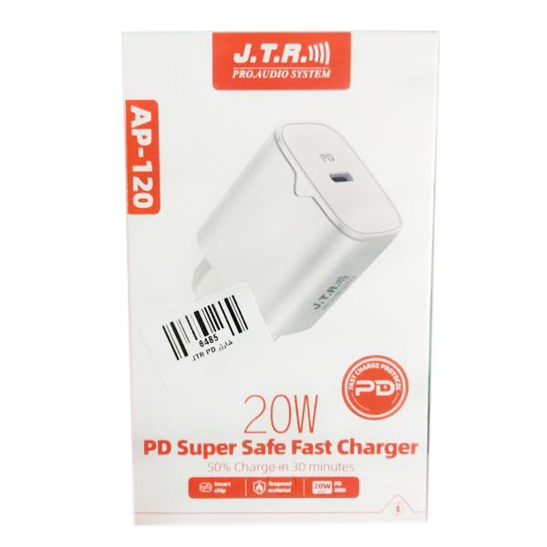 شارژر فست تک پورت JTR مدل AP-120 - متین جانبی