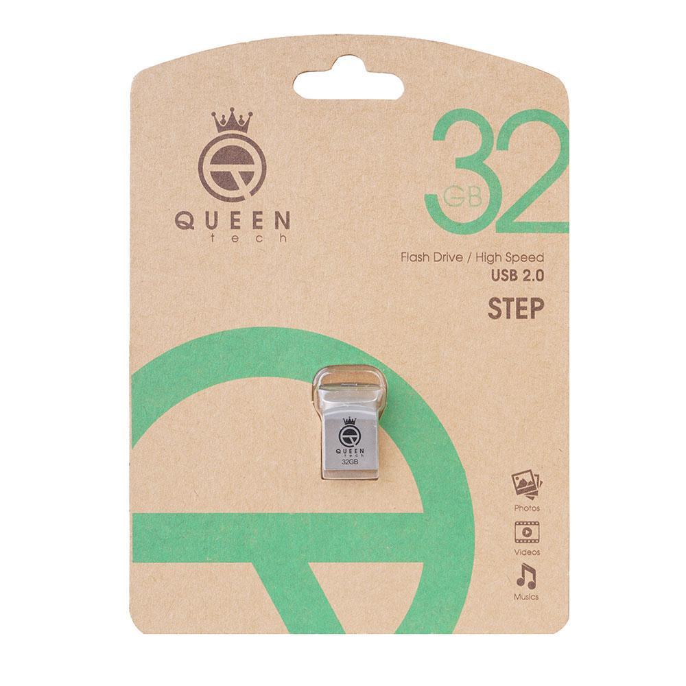 فلش مموری Queen Tech مدل USB2 STEP حافظه 32GB - متین جانبی