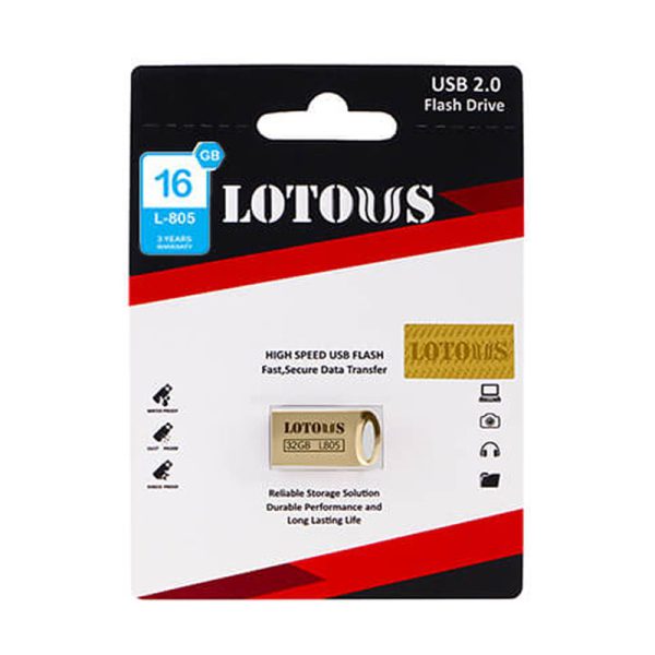 فلش مموری LOTOUS مدل USB2 L805 حافظه 16GB - متین جانبی