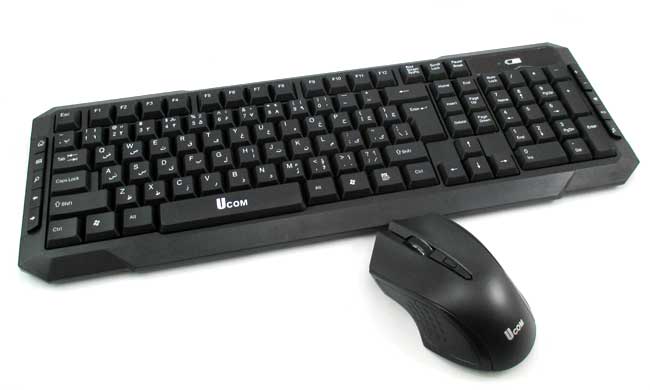 کیبرد و موس بیسیم Ucom مدل W4100 - متین جانبی