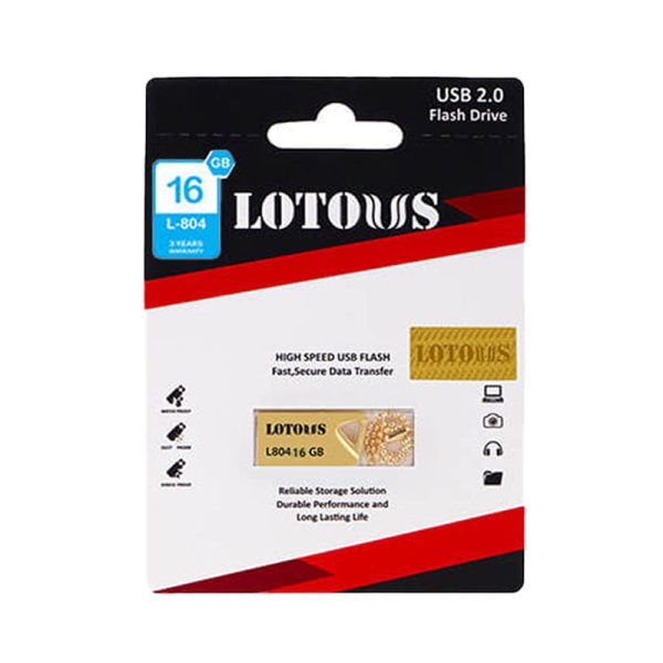 فلش مموری LOTOUS مدل USB2 L804 حافظه 16GB - متین جانبی