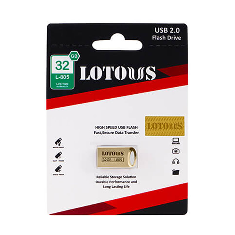 فلش مموری LOTOUS مدل USB2 L805 حافظه 32GB - متین جانبی