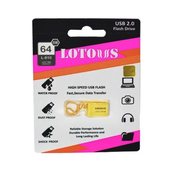 فلش مموری LOTOUS مدل USB2 L810 حافظه 64GB - متین جانبی