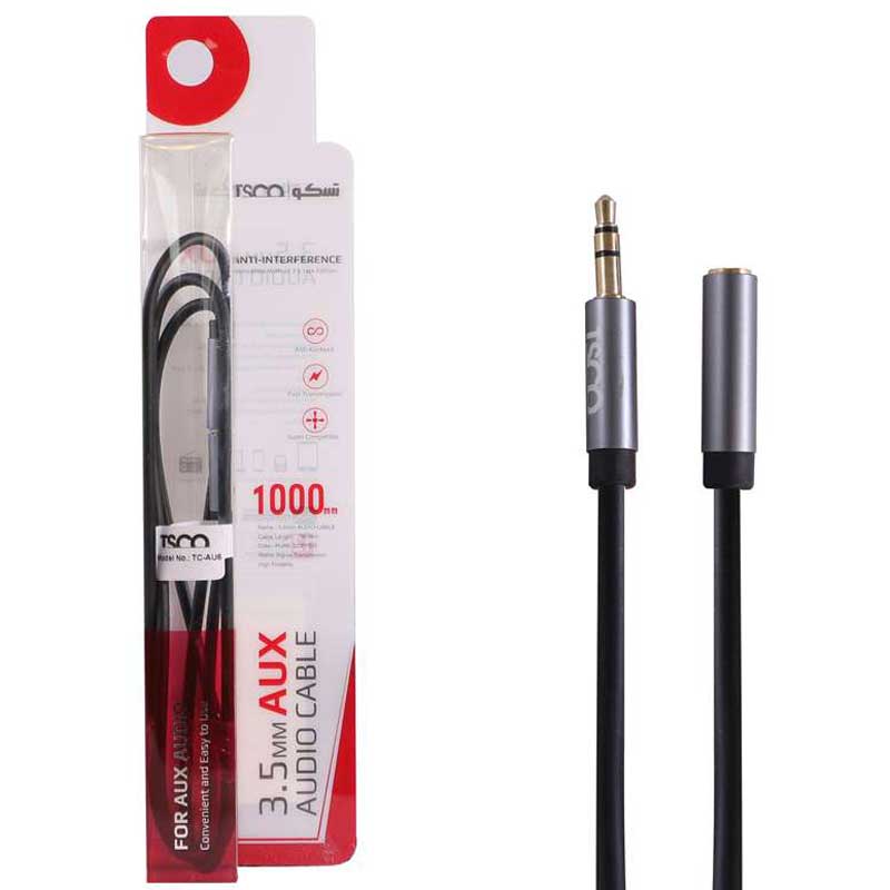 کابل افزاینده صدا 1M TC-AU6 TSCO AUX - متین جانبی