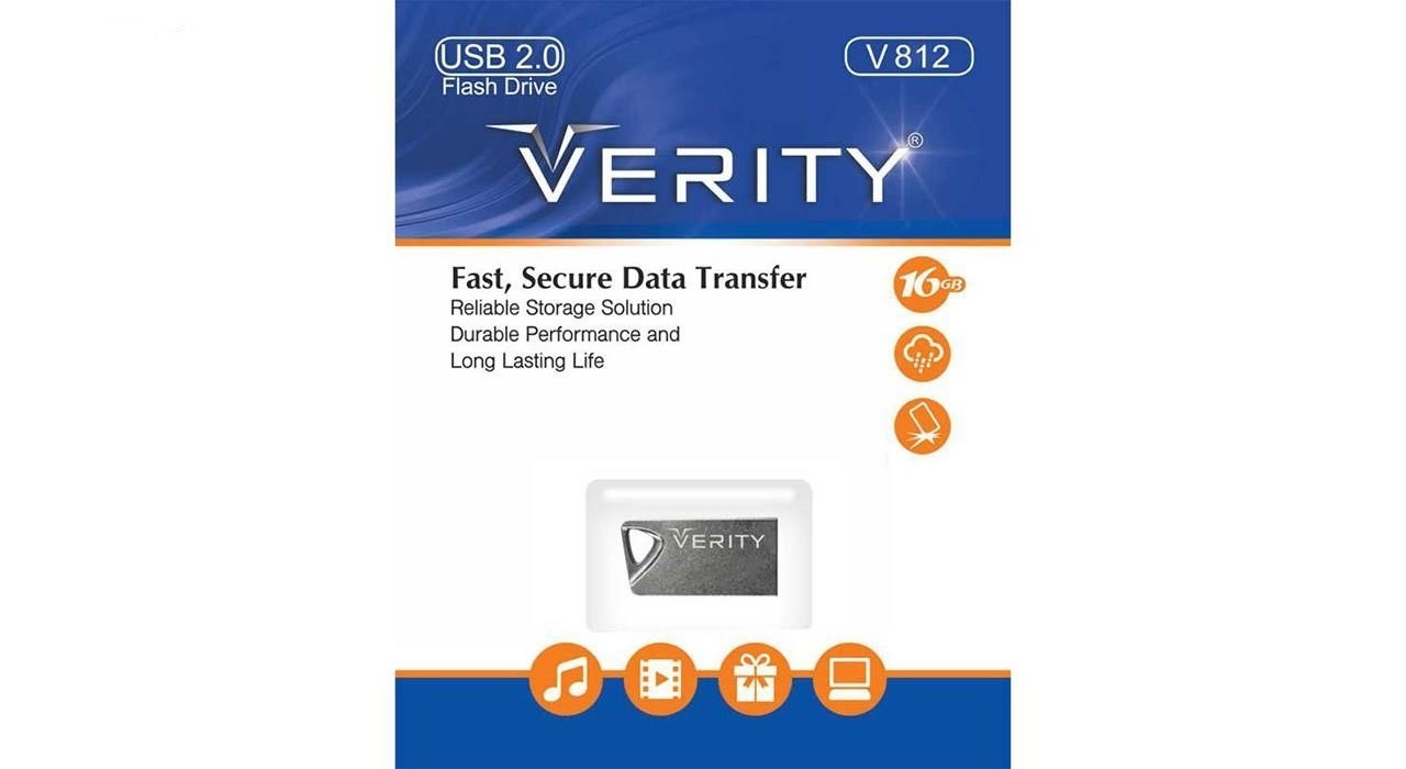 فلش مموری verity مدل V812 ظرفیت 16 گیگابایت - متین جانبی