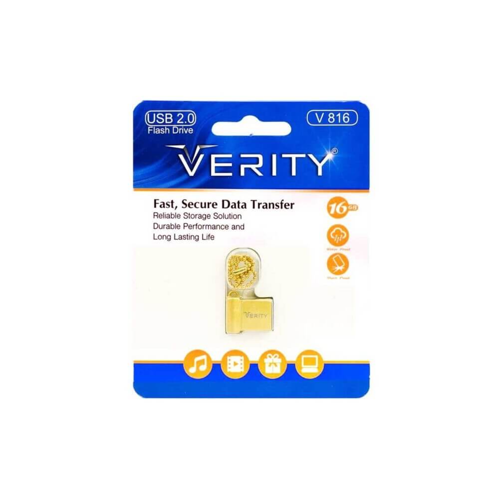 فلش Verity مدل V816 USB 2.0 ظرفیت 16 گیگابایت - متین جانبی