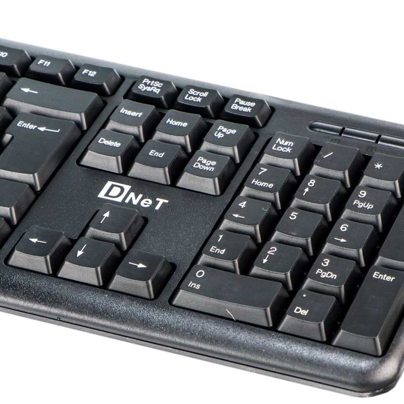 کیبرد با سیم DNET مدل DT-993 - متین جانبی