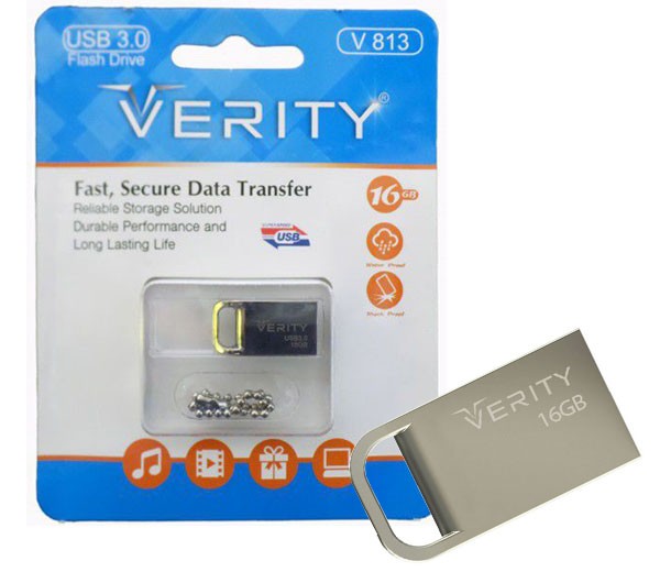 فلش مموریVERITY مدل V813 USB3.0 حافظه 16GB - متین جانبی