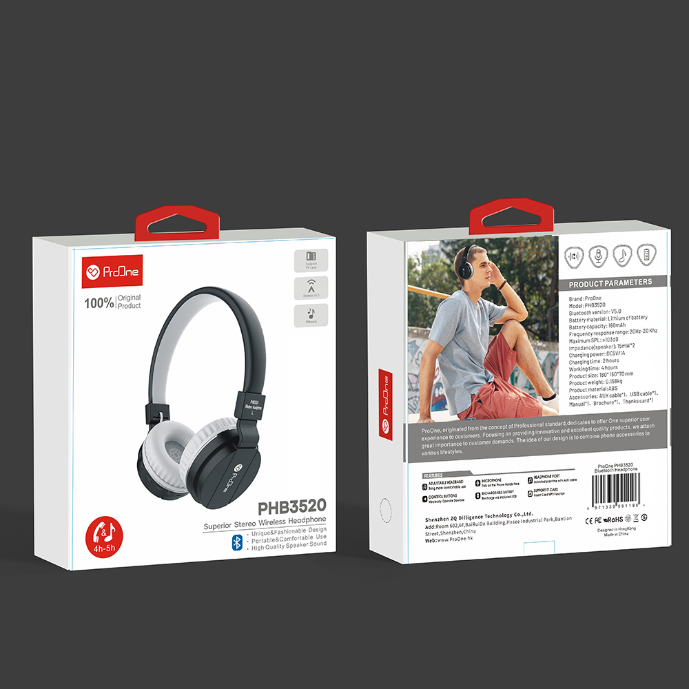 هدست بلوتوث ProOne مدل PHB3520 - متین جانبی