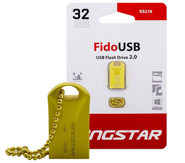 فلش مموری KingStar مدل KS218 FIDO USB2.0 ظرفیت 32 گیگابایت - متین جانبی
