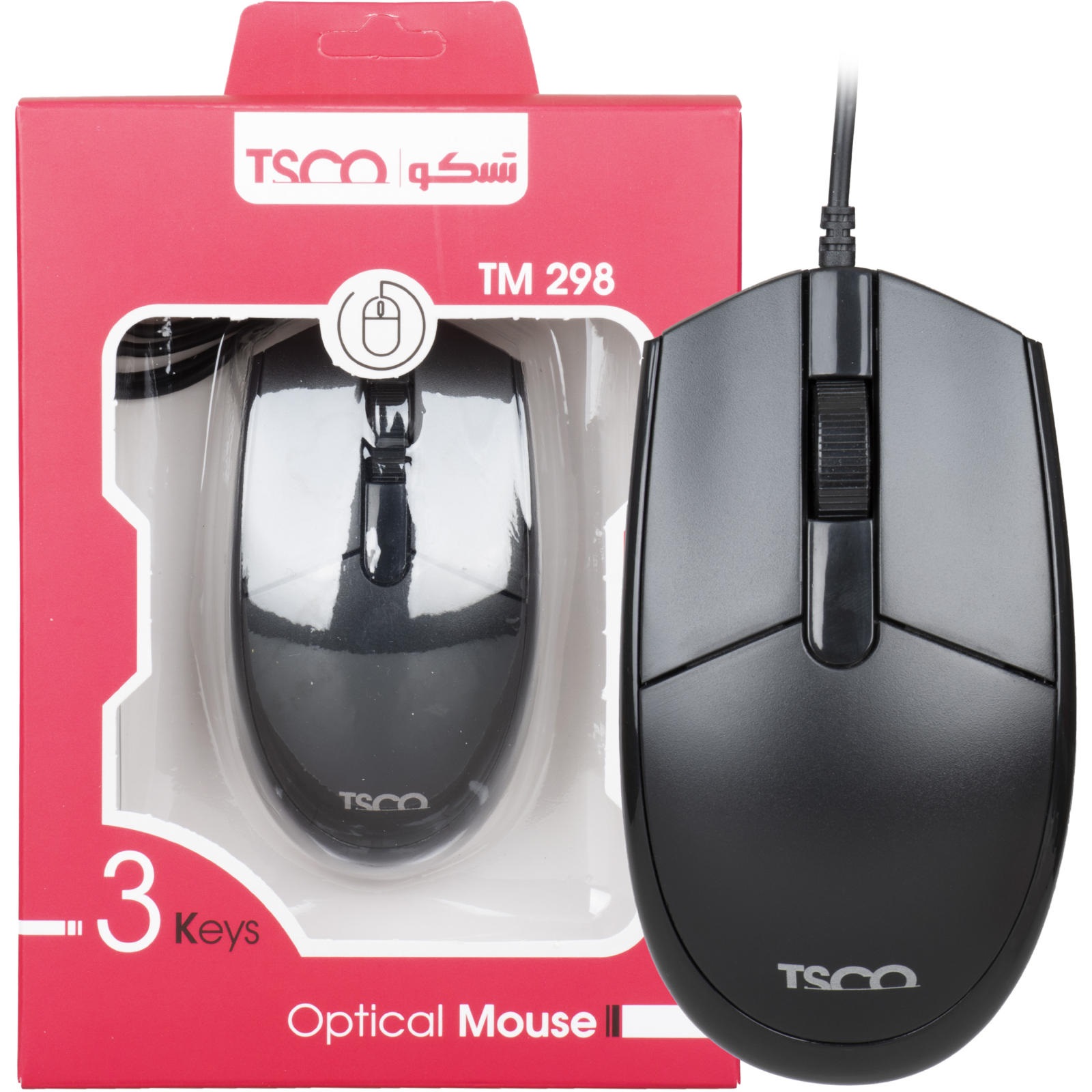 ماوس باسیم تسکو مدل TM-298 - متین جانبی