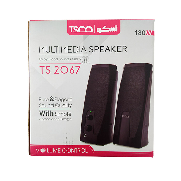 اسپیکر دوتکه لپتاپی تسکو TS 2067 - متین جانبی