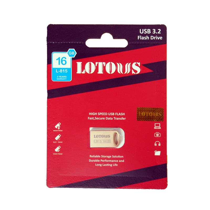 فلش مموری USB 3.0 لوتوس مدل L815 ظرفیت 16 گیگابایت - متین جانبی