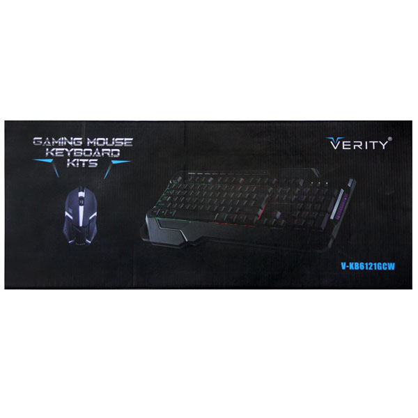 کیبورد و ماوس گیمینگ باسیم وریتی مدل V-KB6121GCW - متین جانبی