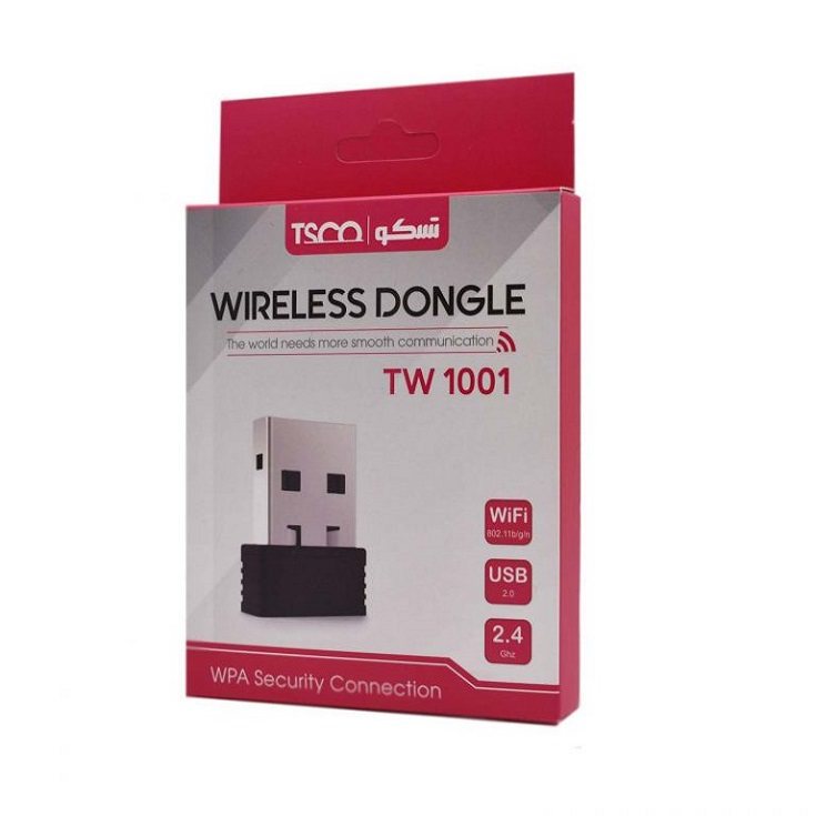 دانگل USB بی سیم تسکو مدل TW 1001 - متین جانبی