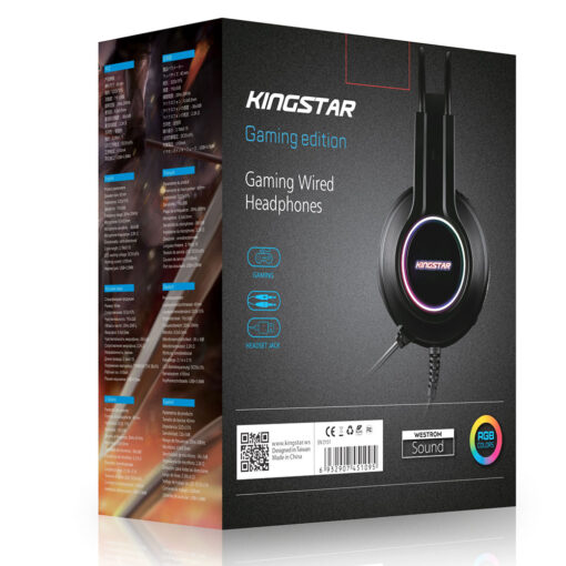 هدست باسیم گیمینگ کینگ استار مدل KWH175G - متین جانبی