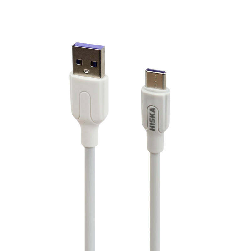 شارژر دیواری فست شارژ هیسکا مدل H-111Q + کابل تبدیل USB-C - متین جانبی