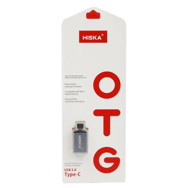 تبدیل Hiska OTG Type-C - متین جانبی