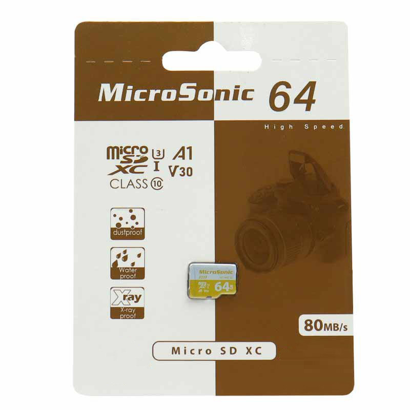میکرومموری Microsonic مدل U3 ظرفیت 64 گیگابایت - متین جانبی