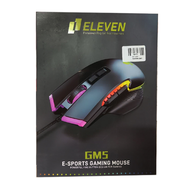 ماوس باسیم گیمینگ الون مدل GM5 - متین جانبی