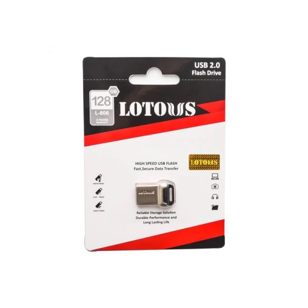 فلش مموری LOTOUS مدل USB2 L806 حافظه 128GB - متین جانبی