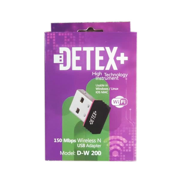 کارت شبکه وایرلس بدون آنتن دیتکس مدل D-W200 - متین جانبی