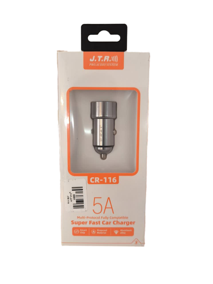 شارژر فندکی CR-116 JTR - متین جانبی