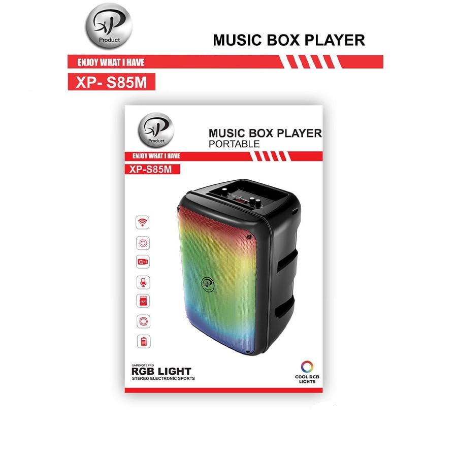 اسپیکر بلوتوثی اکس پی مدل XP-S85 - متین جانبی