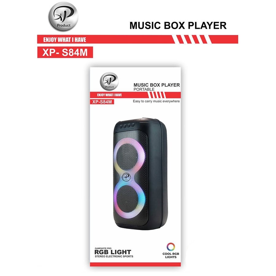 اسپیکر بلوتوثی ایکس پی مدل XP-S84 - متین جانبی